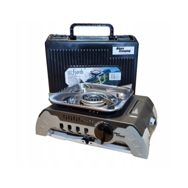 Výkonný plynový vařič + 2 kartuše | Plynový-vařič-camping.cz